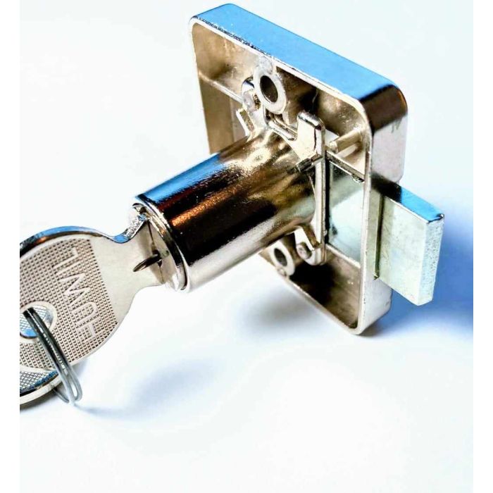 Huwil Square Drawer Lock - Rim Locks - Office Specialties Ltd.